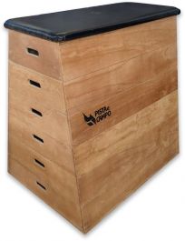 Plinto piramidal para saltos ginástica Pista e Campo